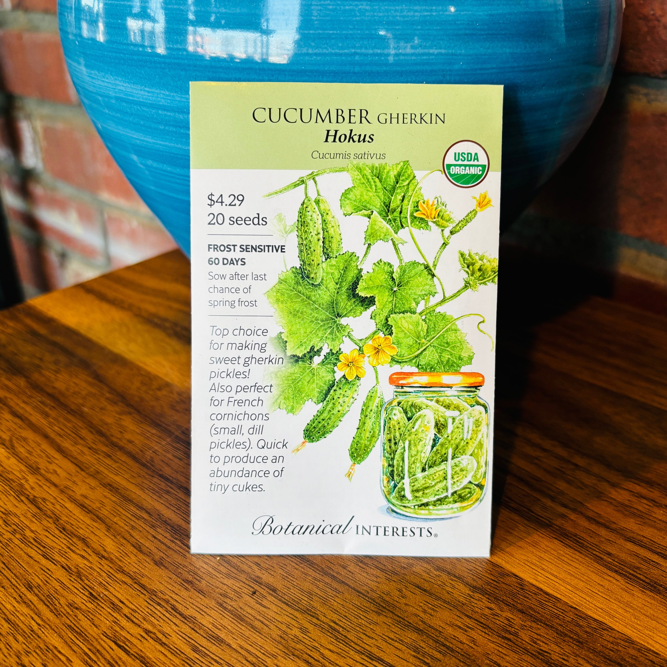 Cucumber Gherkin Hokus Organic | Paisley Gardens